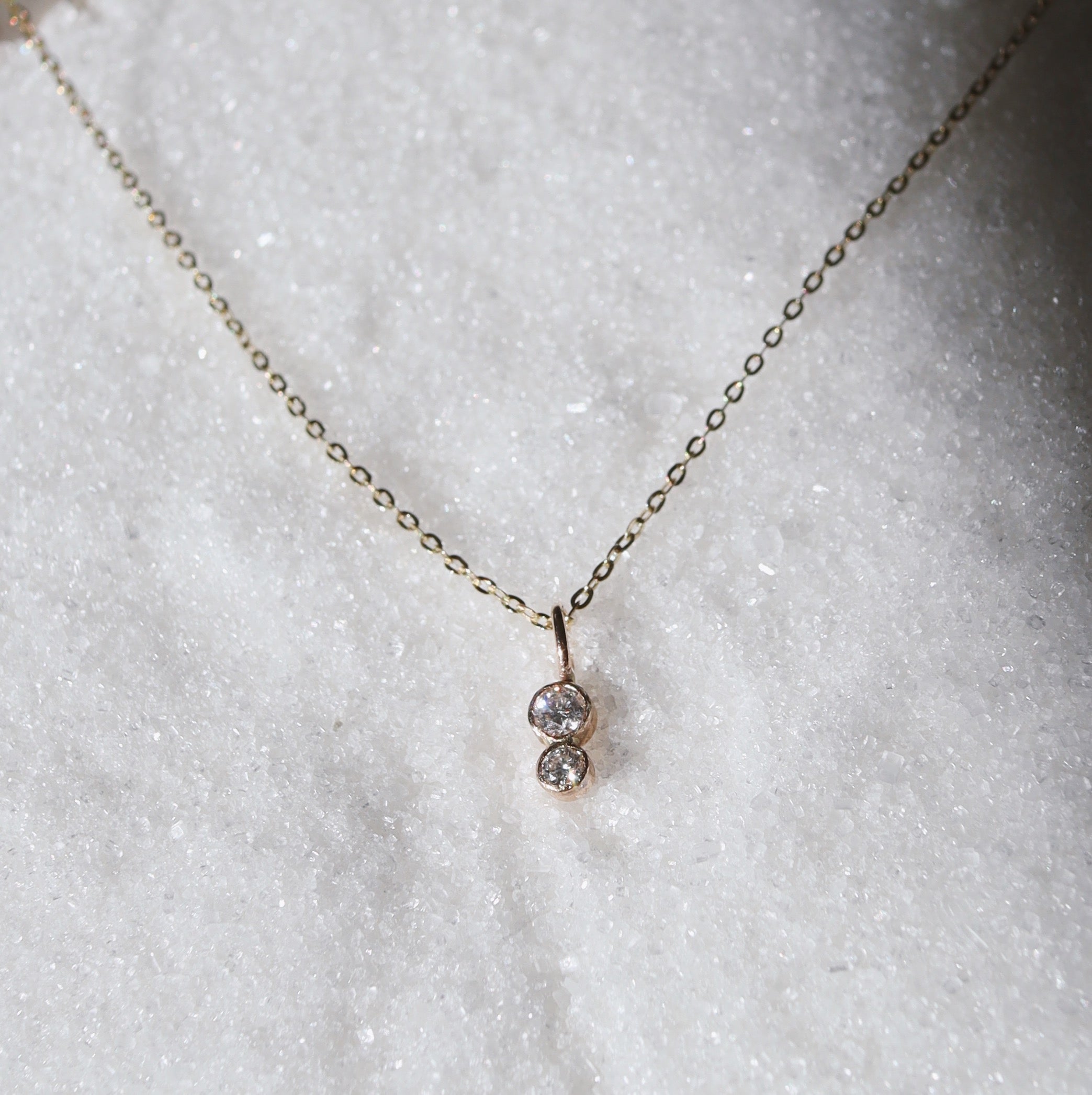 Double Diamond Necklace – Of Great Value